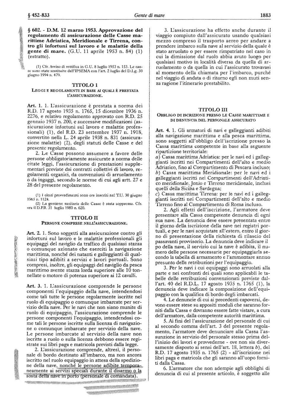 Lavoro di Comandata sulle Navi - Marittimi&Navi